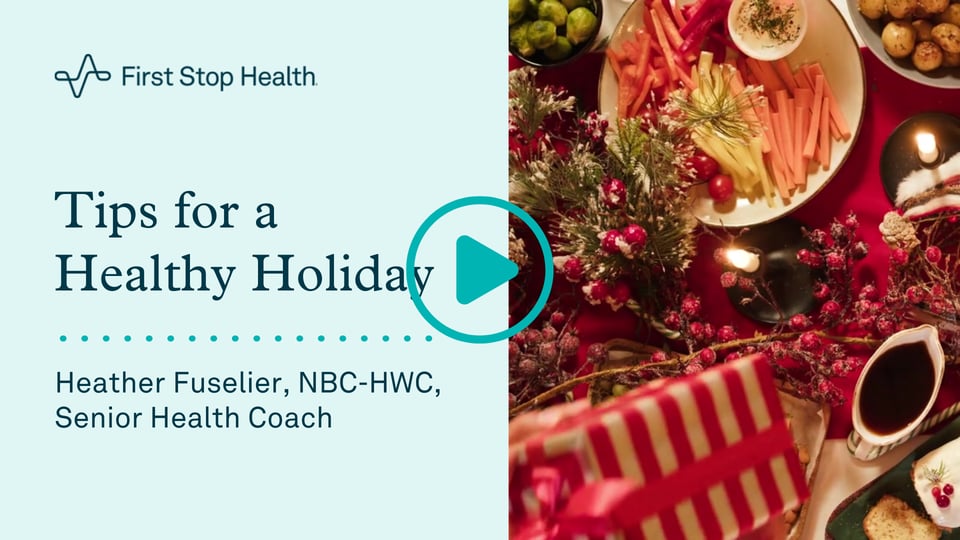 First Stop Health Tips for a Healthy Holiday Video